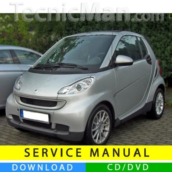 Smart Fortwo service manual (2007-2014) (EN-IT-DE) | TecnicMan.com